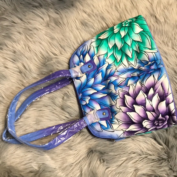 Bags | Nwot Beautiful Hand Painted Handbag | Poshmark